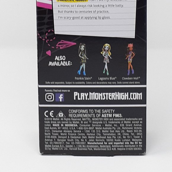 Mattel | Toys | Nix Mattle Monster High Daughter Of Dracula | Poshmark